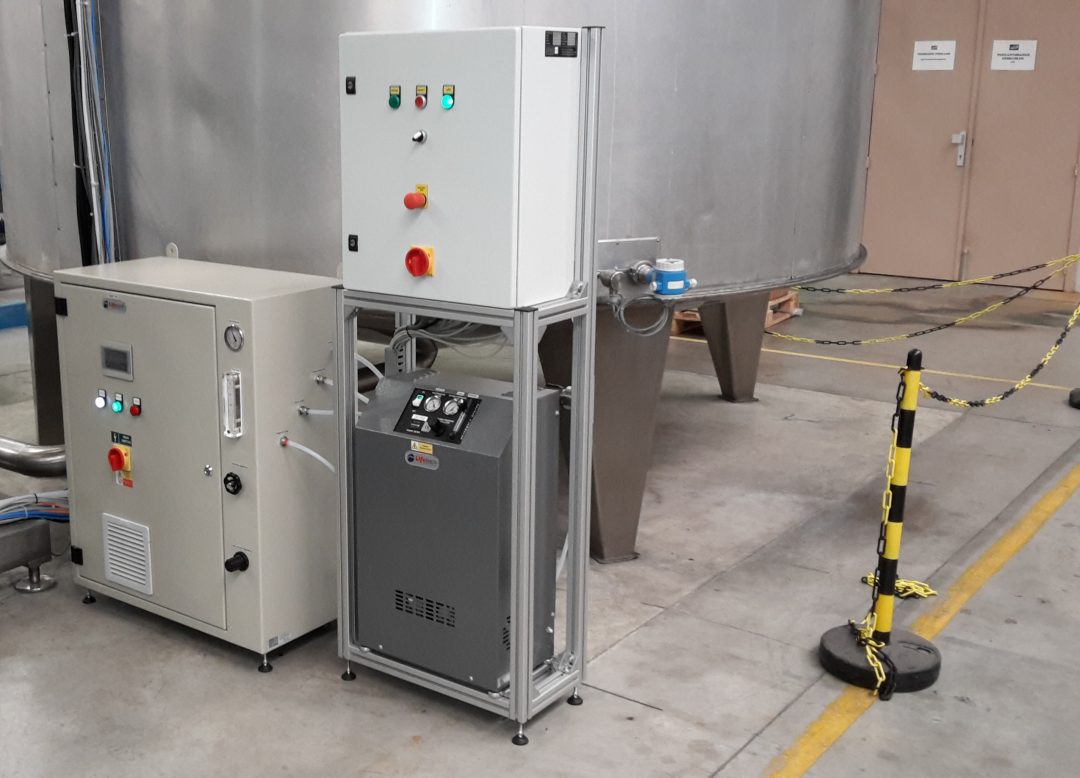 Ozonsysteem voor een waterbottelarij - Tol Watertechniek